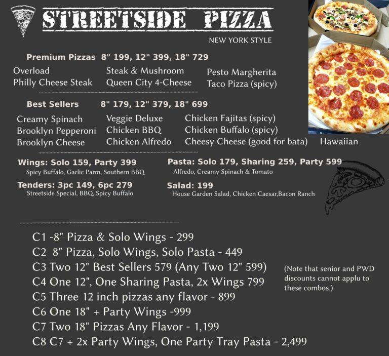 Order Now – Streetside Pizza